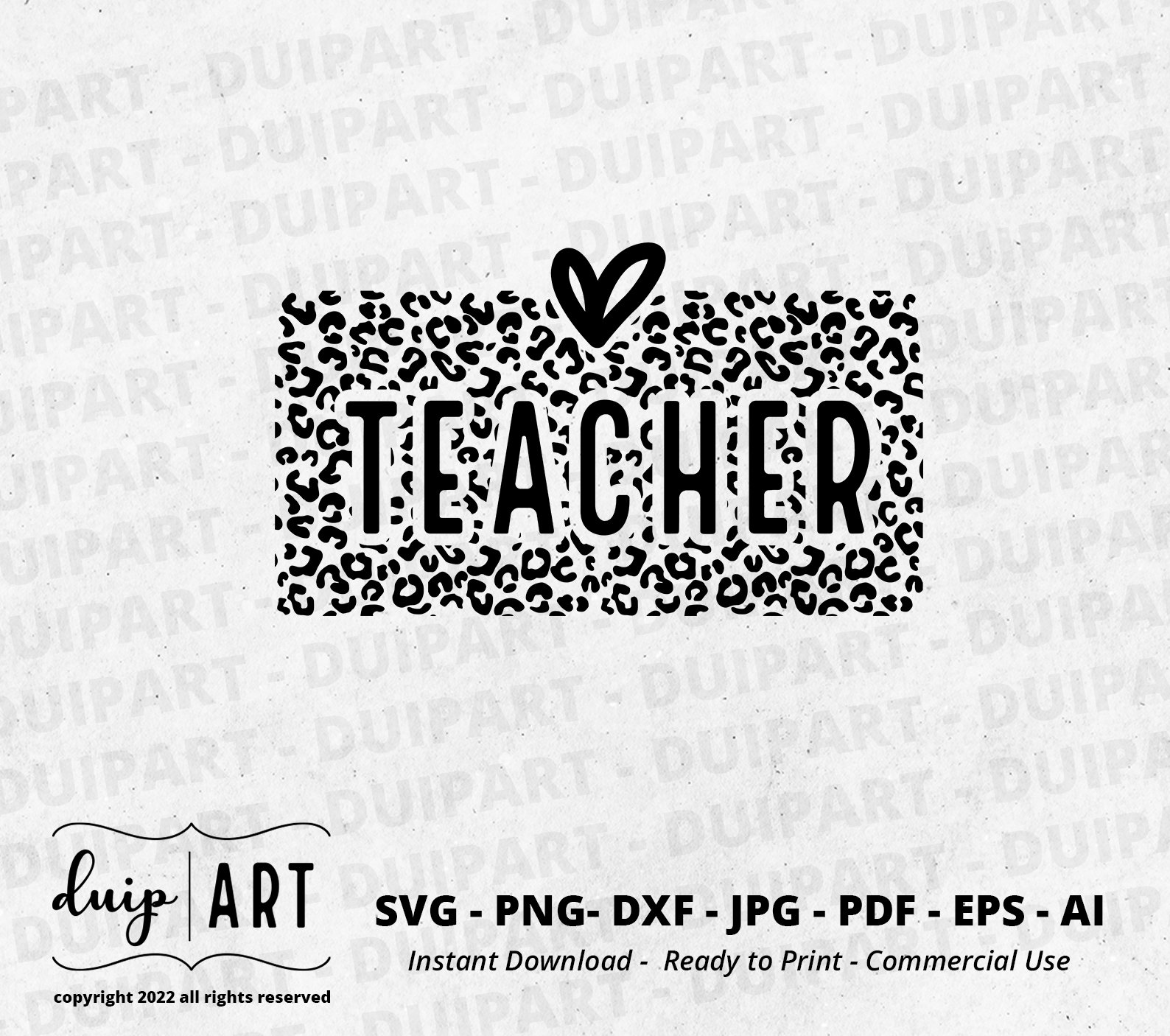 Leopard Teacher SVG Teacher Svg Leopard Svg Teacher Mode - Etsy