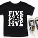 Stacked Five SVG, Five Svg, Fifth Birthday SVG, I Am 5 Svg, Boy ...