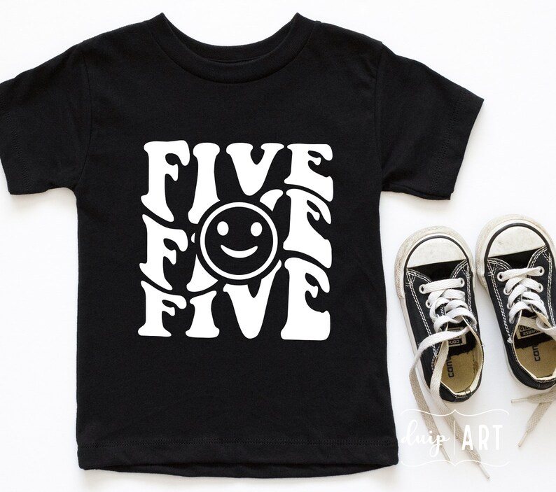 Stacked Five SVG Five Svg Fifth Birthday SVG I Am 5 Svg - Etsy