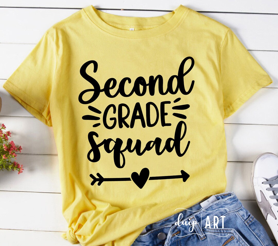 Second Grade Squad SVG, 2nd Grade Squad Svg,back to School Svg,cricut ...
