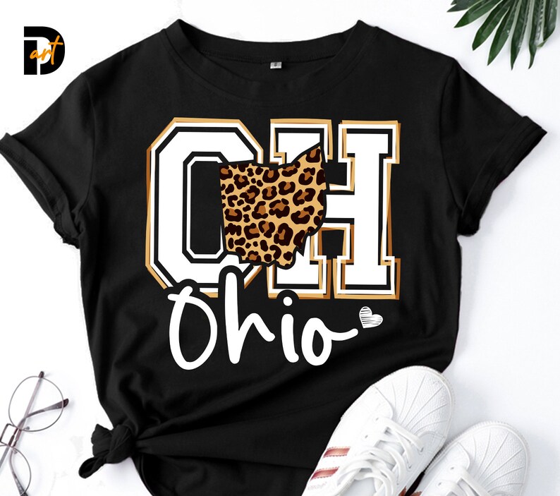 Ohio Leopard Svg OH Leopard Svg Ohio Svg Leopard Svg Ohio - Etsy