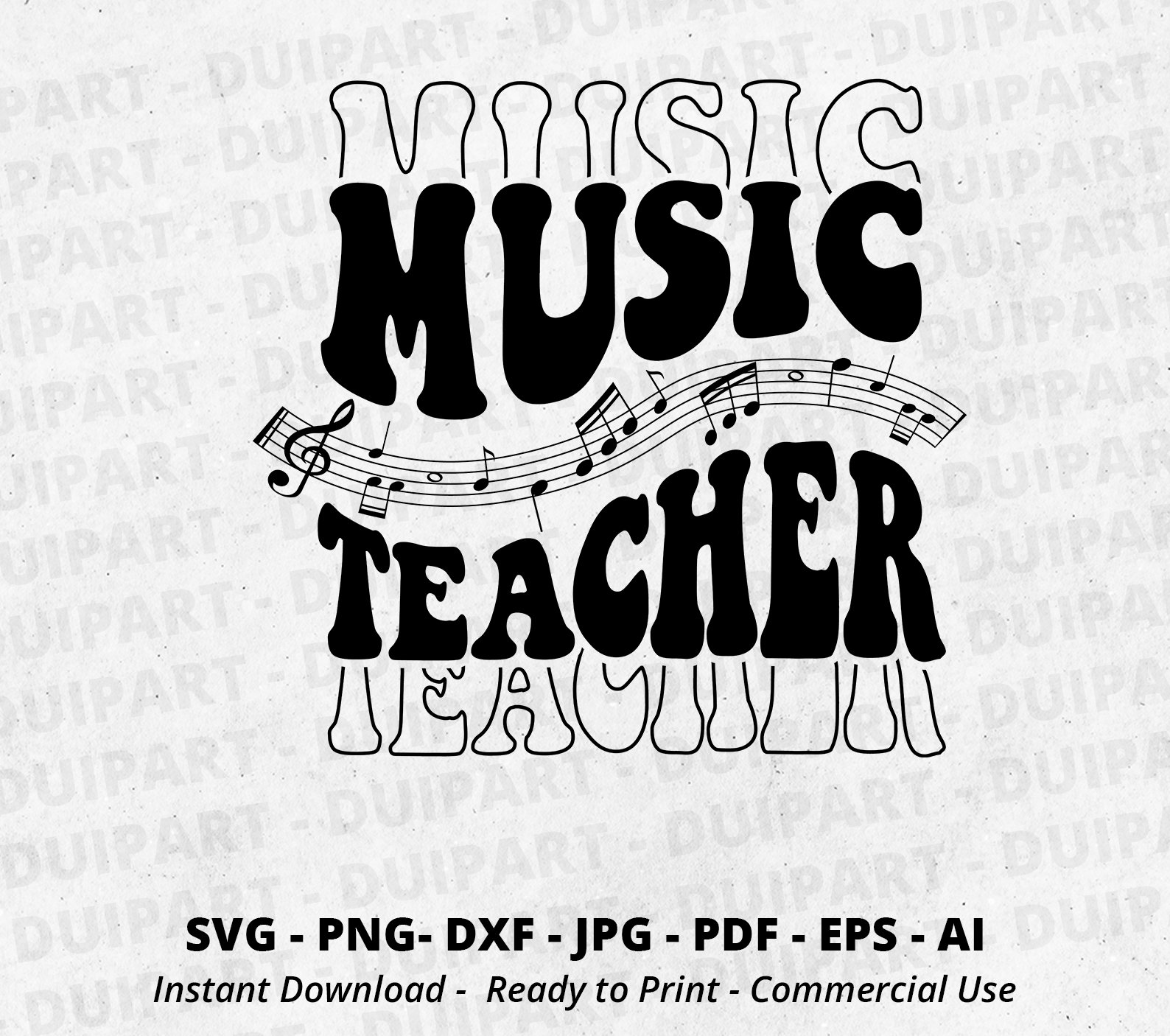 Music Teacher SVG Note Svg Treble Clef Svg Cricut - Etsy