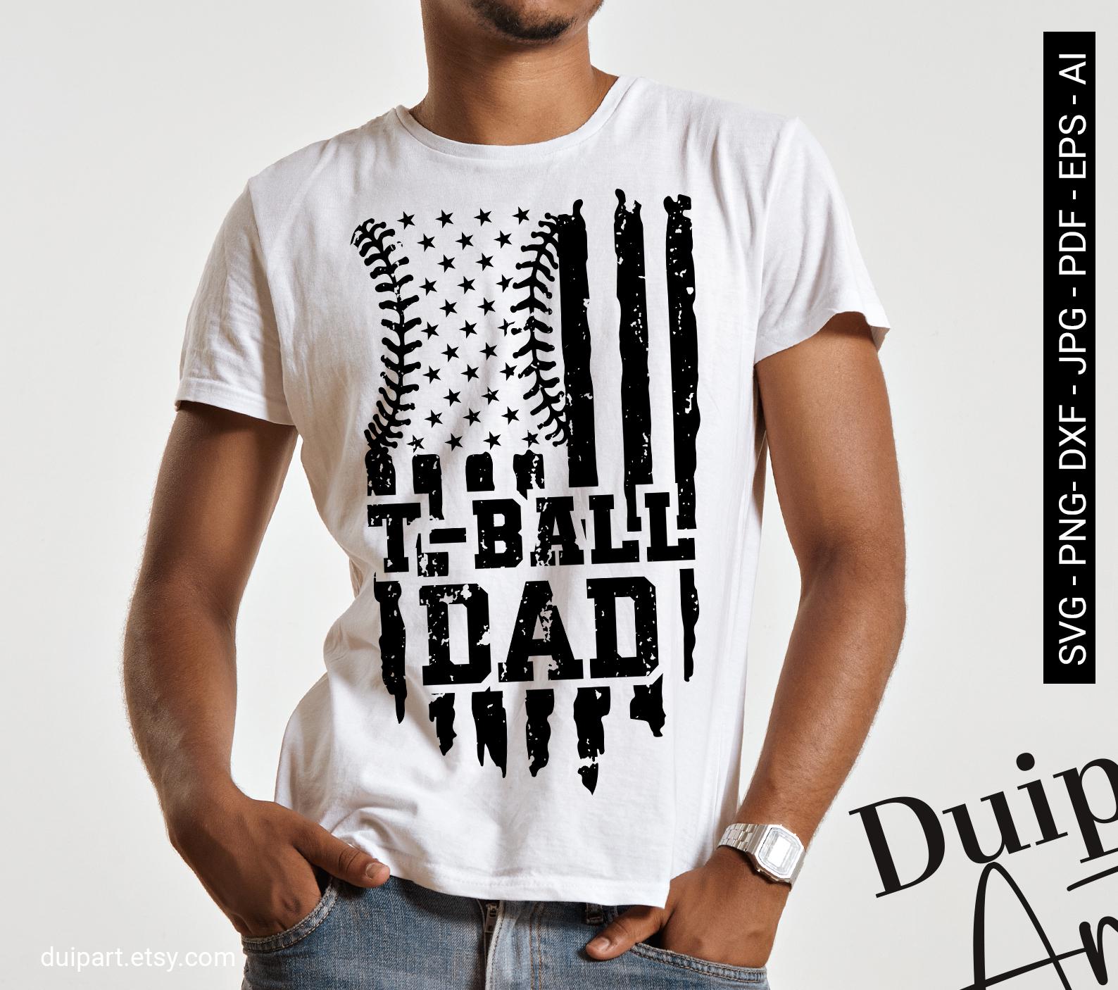 T-ball Dad SVG, Baseball Father Shirt Design (digital Download) - Etsy