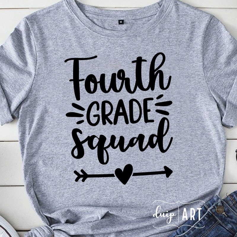 Fourth Grade Svg - Etsy
