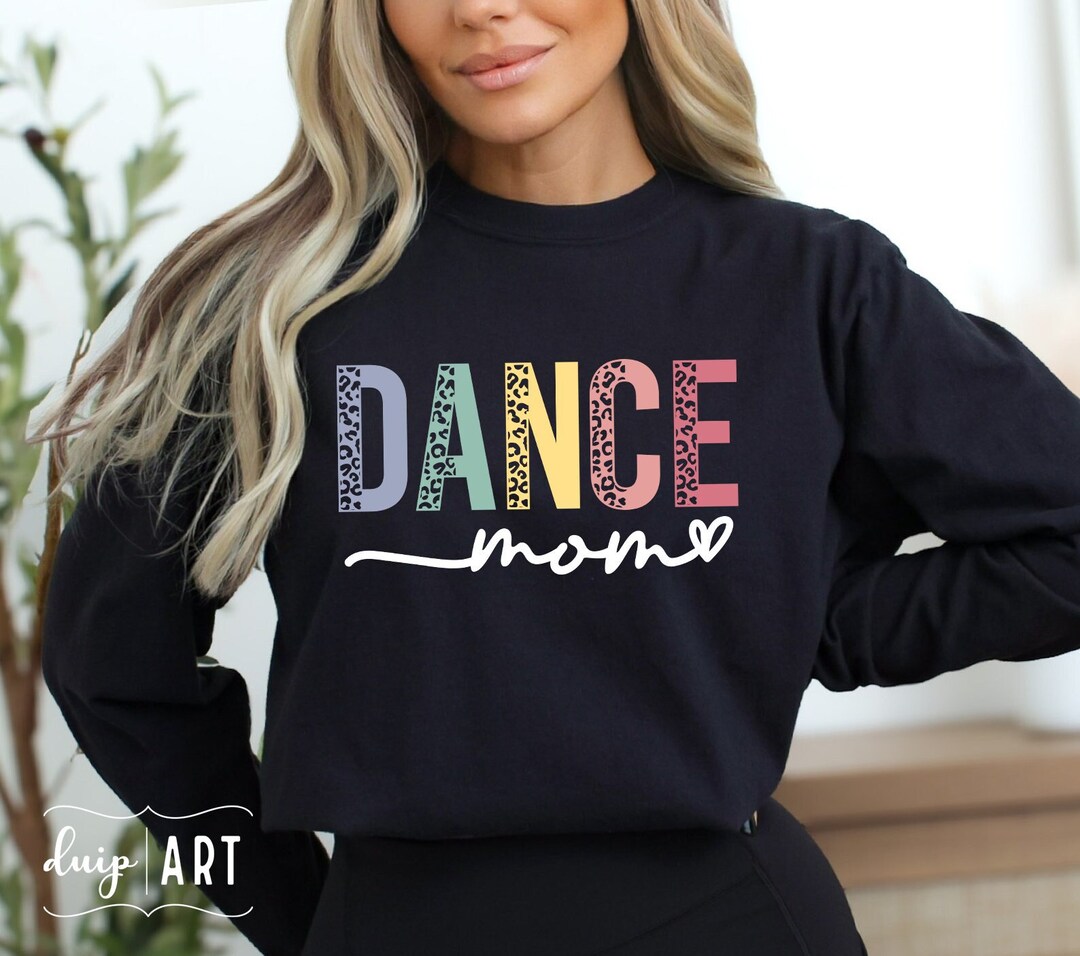 Leopard Dance Mom SVG, Mom Life Shirt Design (digital Download) - Etsy