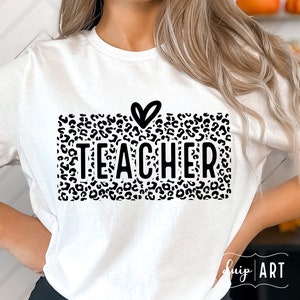 Leopard Teacher SVG, Teacher Svg, Leopard Svg, Teacher Mode Svg ...