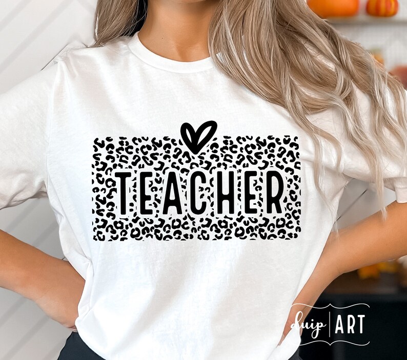 Leopard Teacher SVG Teacher Svg Leopard Svg Teacher Mode - Etsy