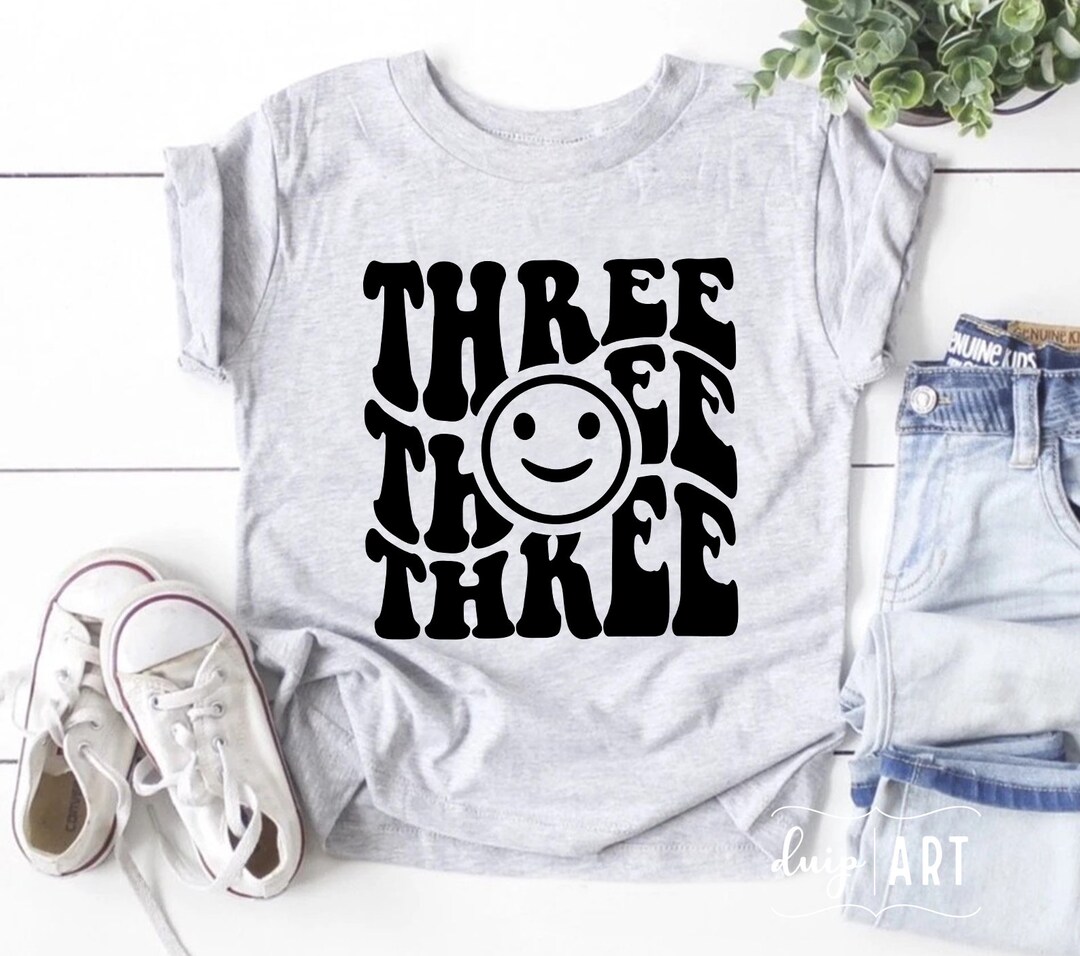 Stacked Three SVG, Three Svg, Third Birthday SVG, I Am 3 Svg, Boy ...