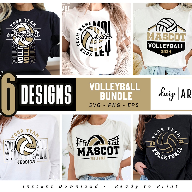 Volleyball Designs Player - Etsy
