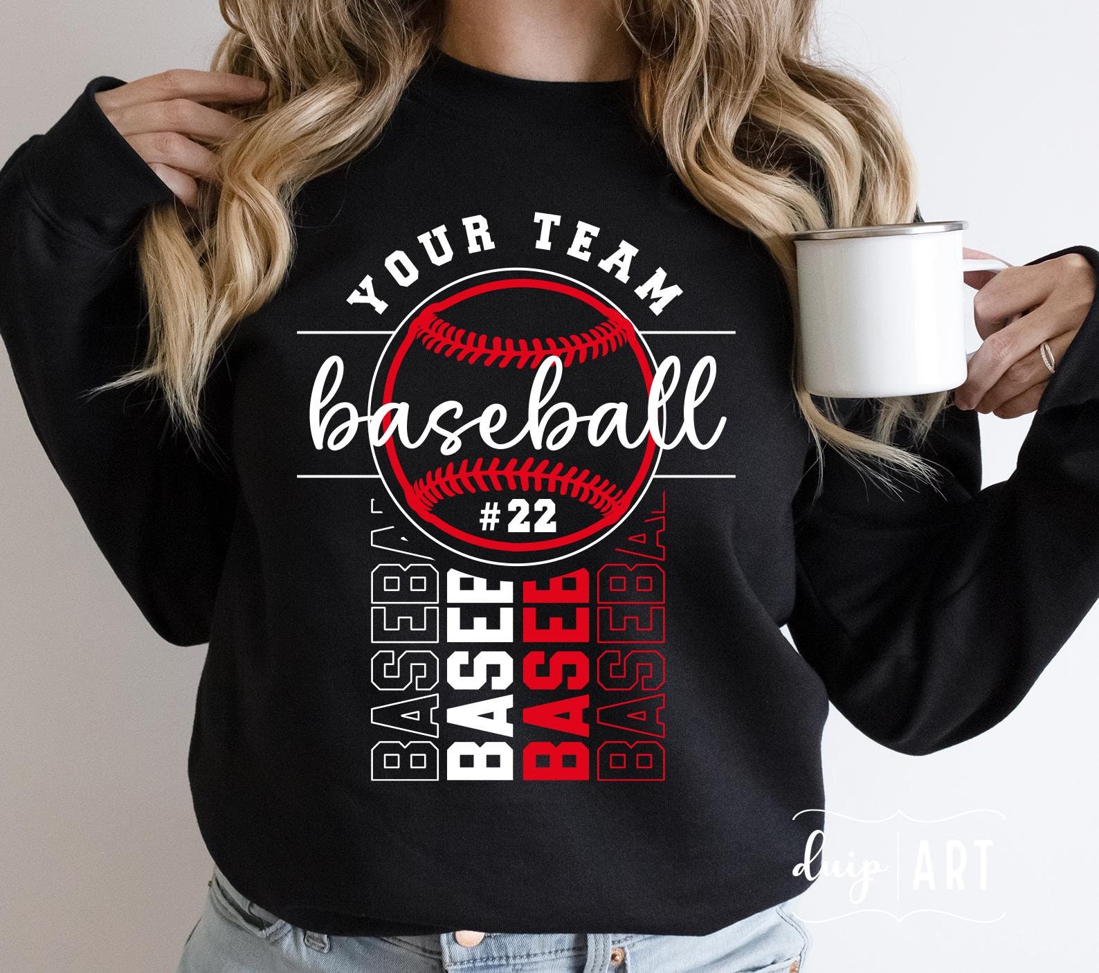 Baseball Team SVG, Mascot Logo Template, Baseball Mom Shirt (digital ...