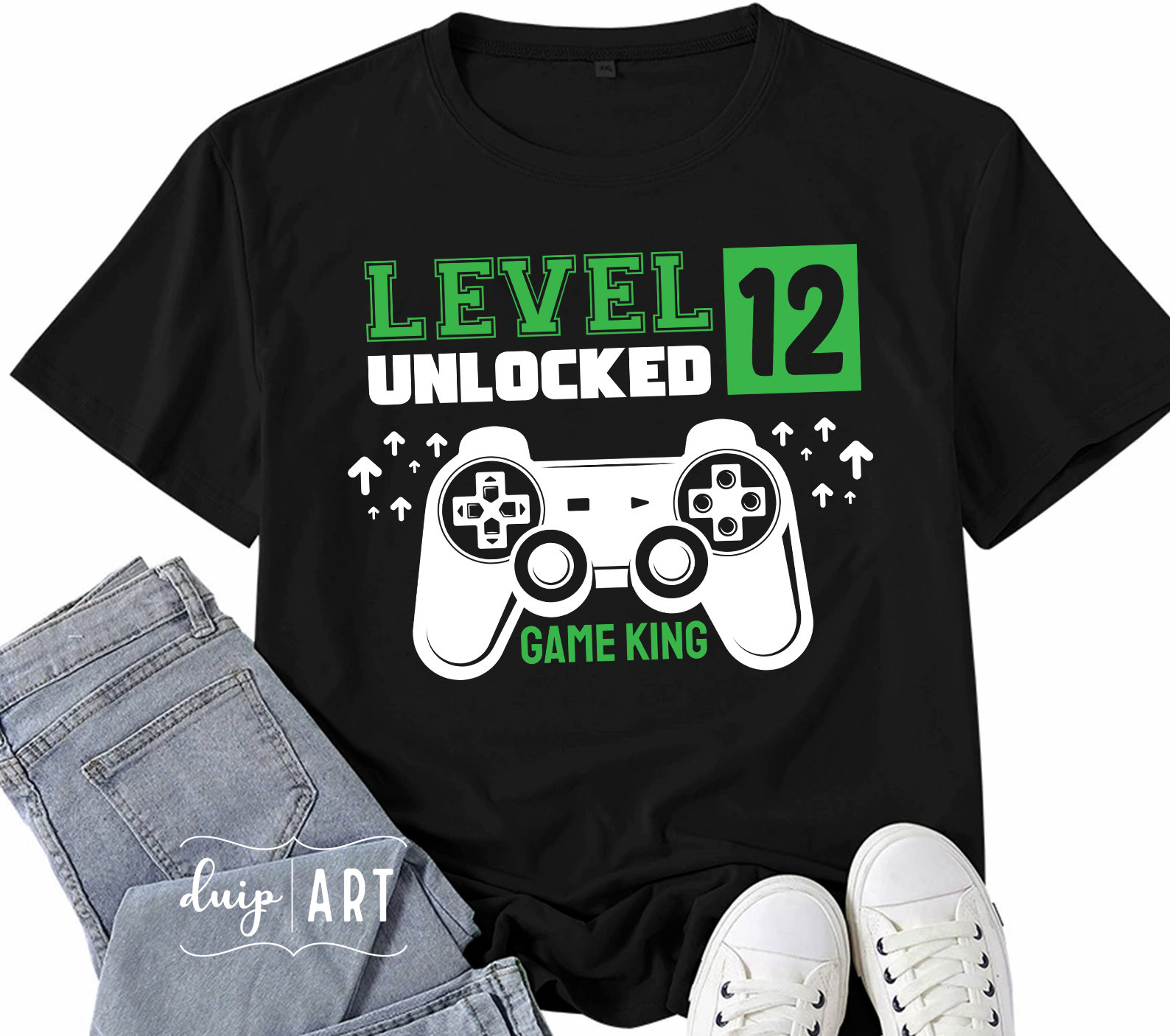 Level 12 Unlocked Svg 12th Birthday Gamer Boy12 Years Old - Etsy