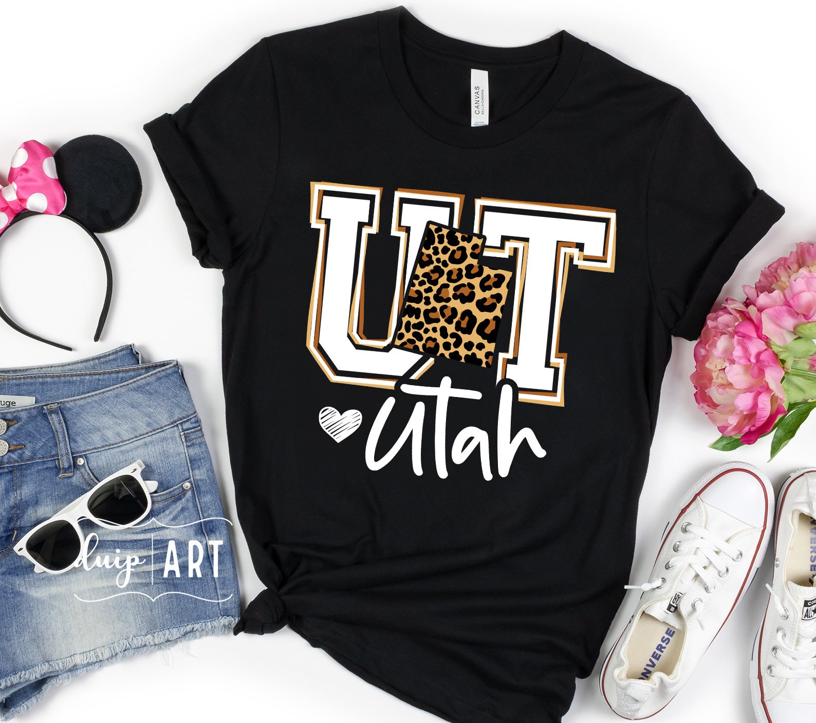 Utah Leopard Svg UT Leopard Svg Utah Svg Leopard Svg Utah - Etsy