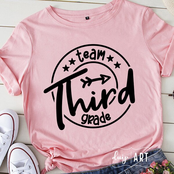 Third Grade Svg - Etsy