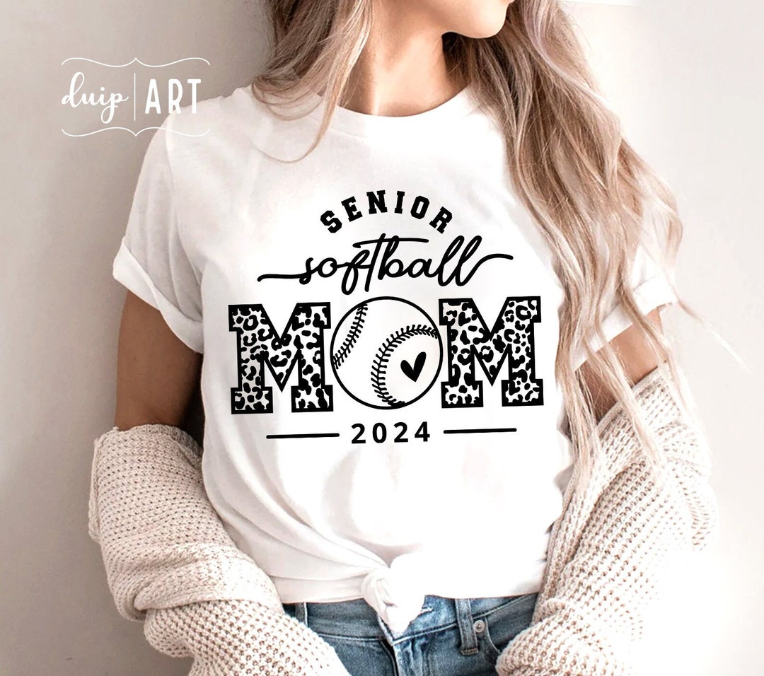 Leopard Senior Softball Mom Svg Png, Softball Mom, Senior Mom Svg ...