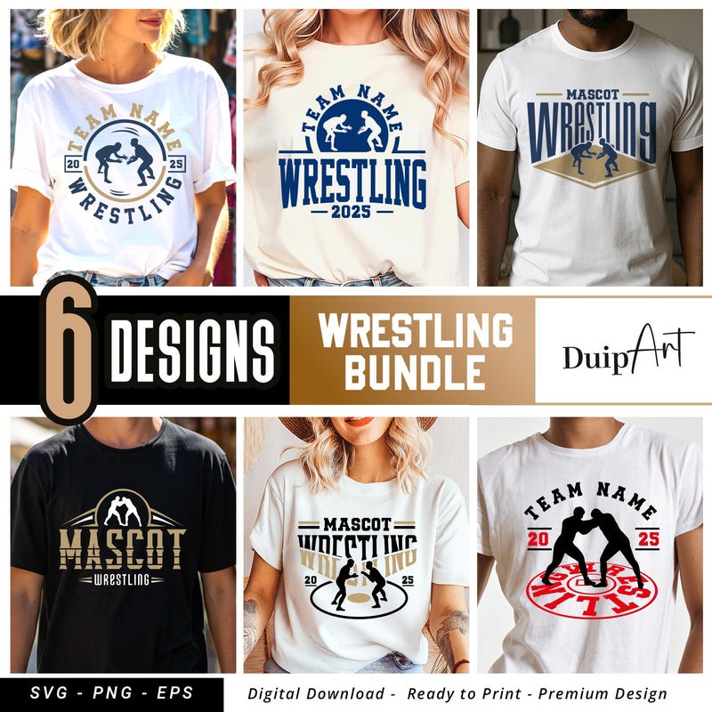 Wrestling Svg Bundles Mom - Etsy