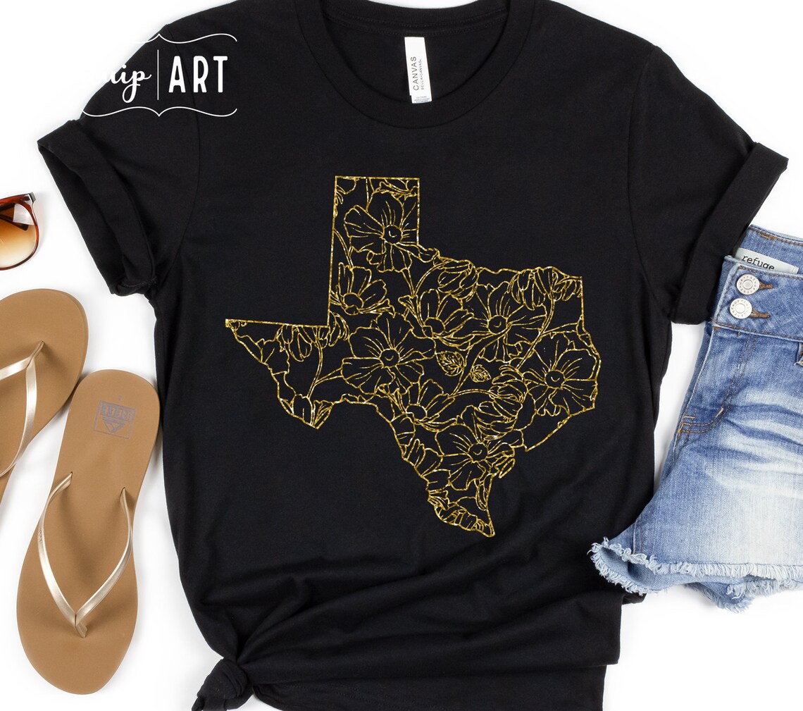 Texas Svg Texas State Svg Flower Svg Outline Svg Cricut - Etsy