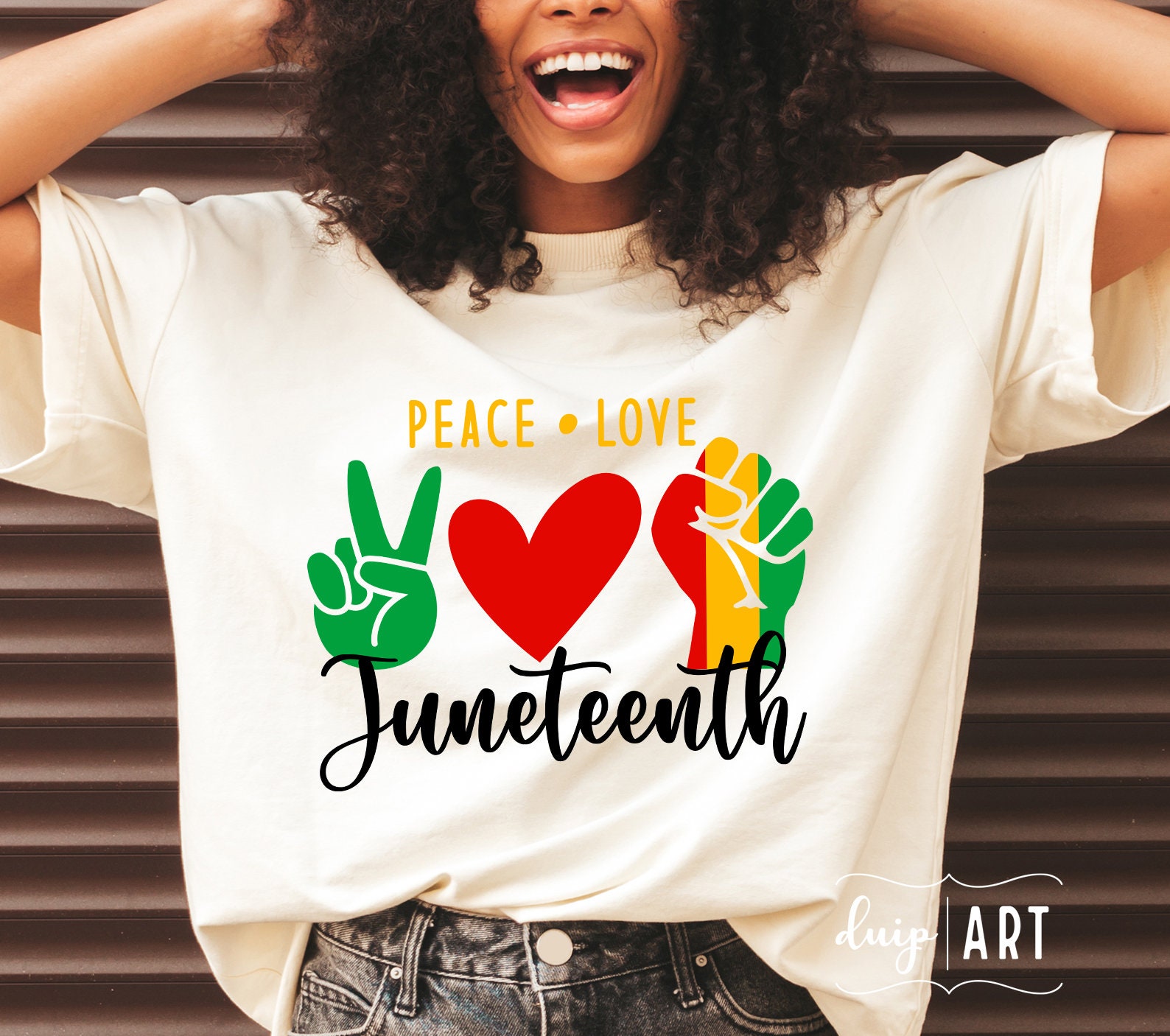 Peace Love Juneteenth Svg Juneteenth Svgfreedom Svgblack - Etsy