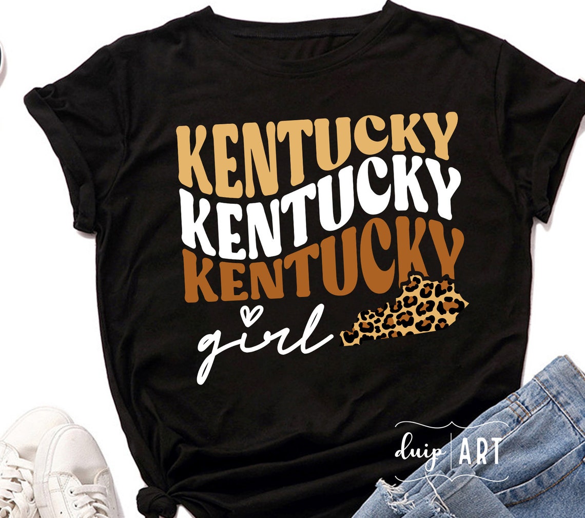 Kentucky Girl SVG Kentucky Leopard Svgkentucky Svgkentucky - Etsy