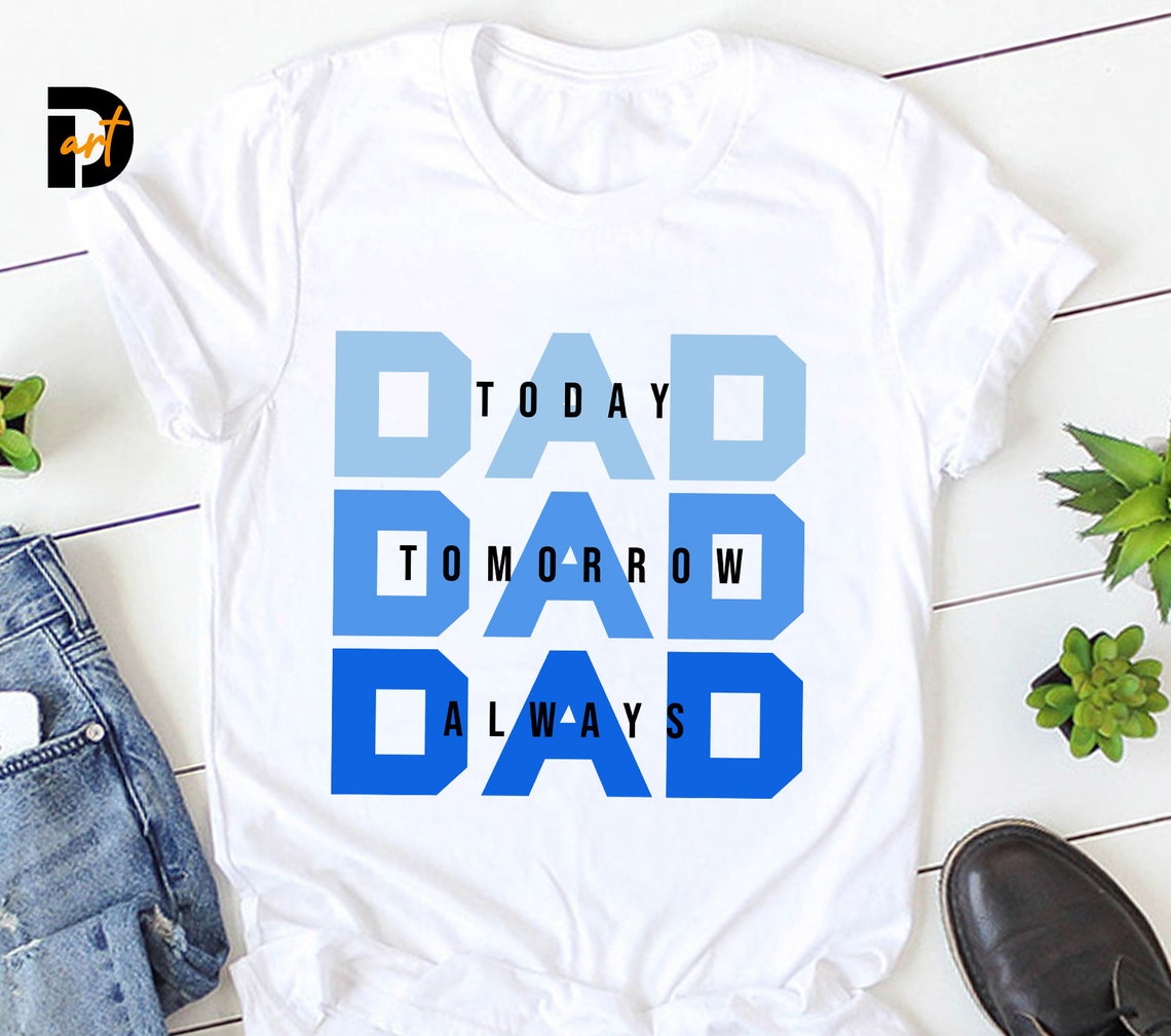 Stacked Dad Svg Three Dad Svg Father Svg Father's Day | Etsy UK