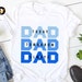 Stacked Dad Svg Three Dad Svg Father Svg Father's Day - Etsy