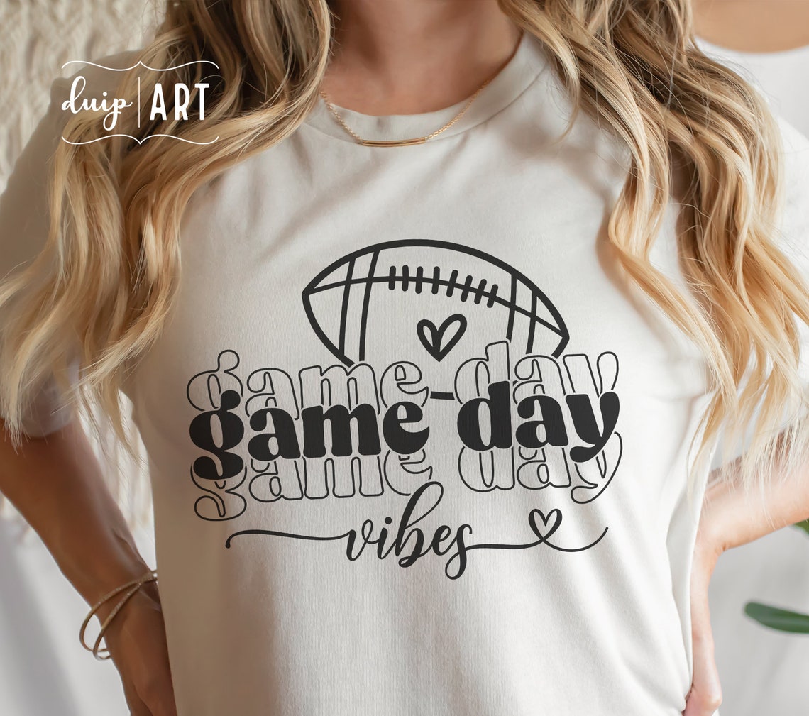 Game Day Vibes SVG Football Svg Game Day Svg Football Life - Etsy