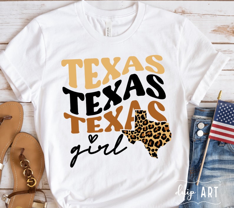 Texas Girl SVG Texas Leopard Svgtexas Svgtexas Map - Etsy