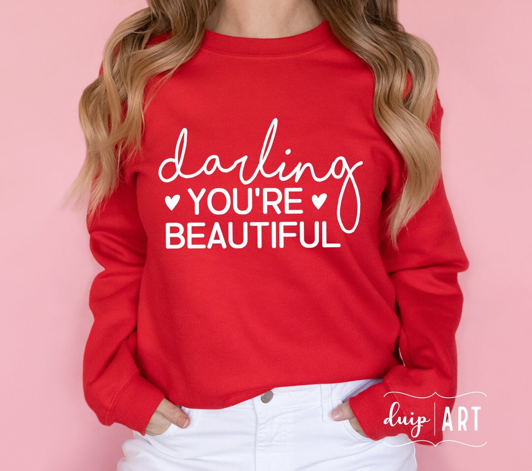 Cariño eres hermosa SVG Motivación svg Moody svg Positivo - Etsy España