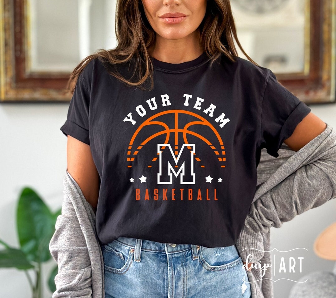 Basketball Template SVG PNG, Basketball Svg, Basketball Team Template ...
