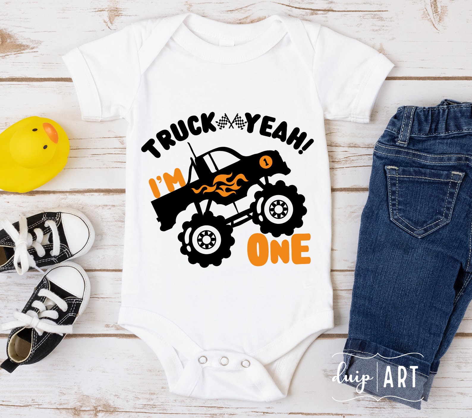 Truck Yeah SVG Birthday Boy Svg Monster Truck Birthday - Etsy