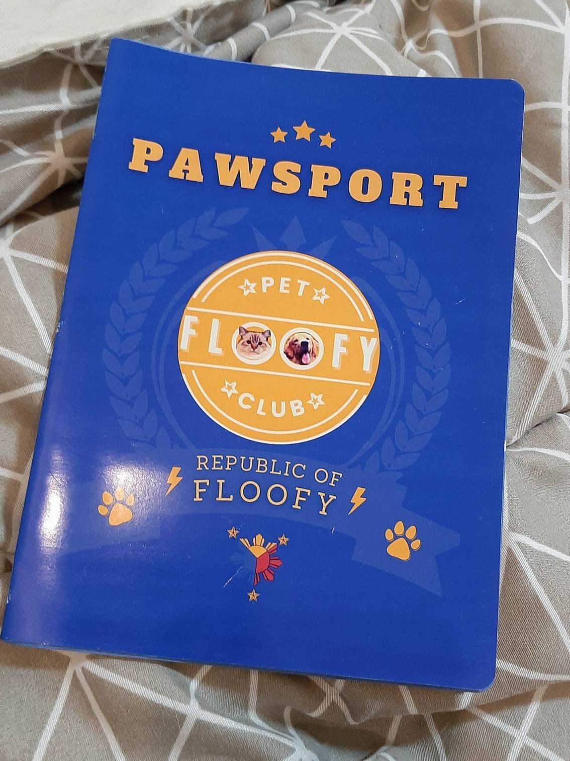 Pet "pawsport" Veterinary Health Record - Etsy