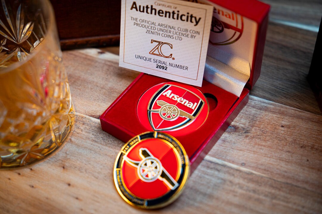 Arsenal Coin Medal Gift Football - Etsy