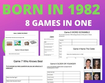 40th Birthday Party Game | Etsy