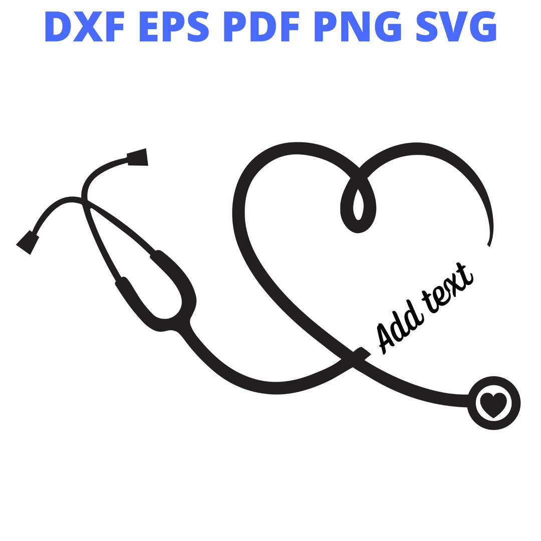 Estetoscopio cardíaco SVG, Estetoscopio SVGEssential Worker Svg, Doctor ...