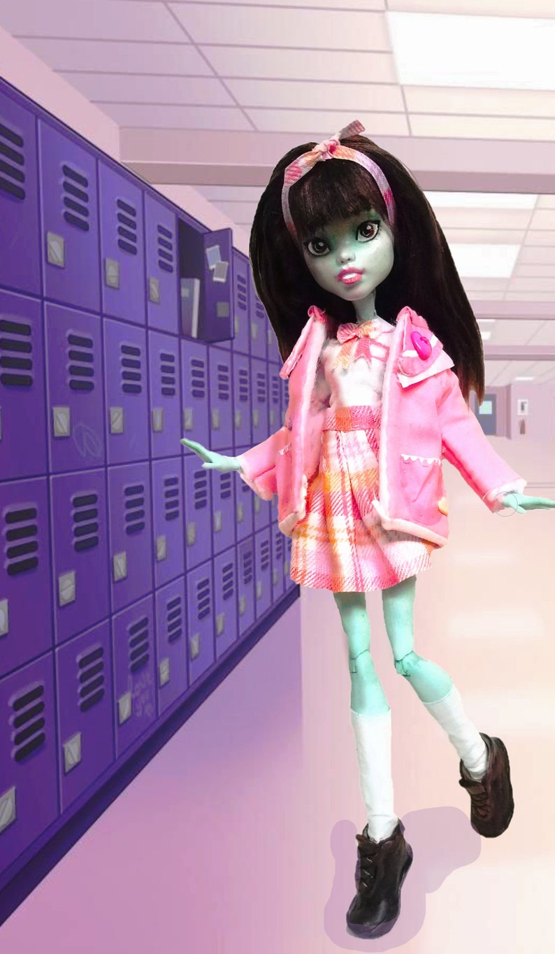 Sakura; Custom Doll, Repaint, Schoolgirl/anime, OOAK - Etsy