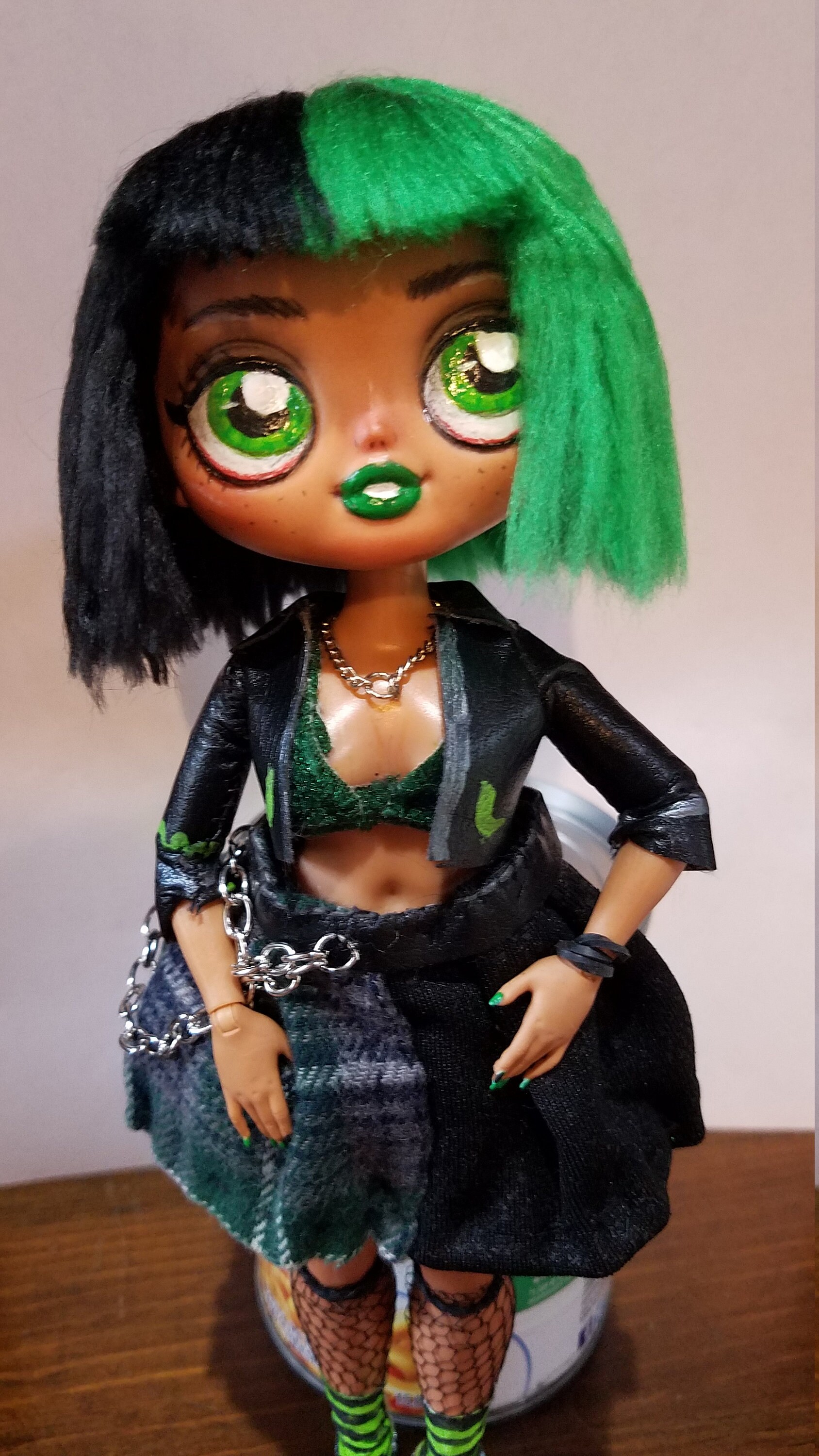 Jezebel; Custom Doll, Repaint, Grunge/goth, OOAK - Etsy