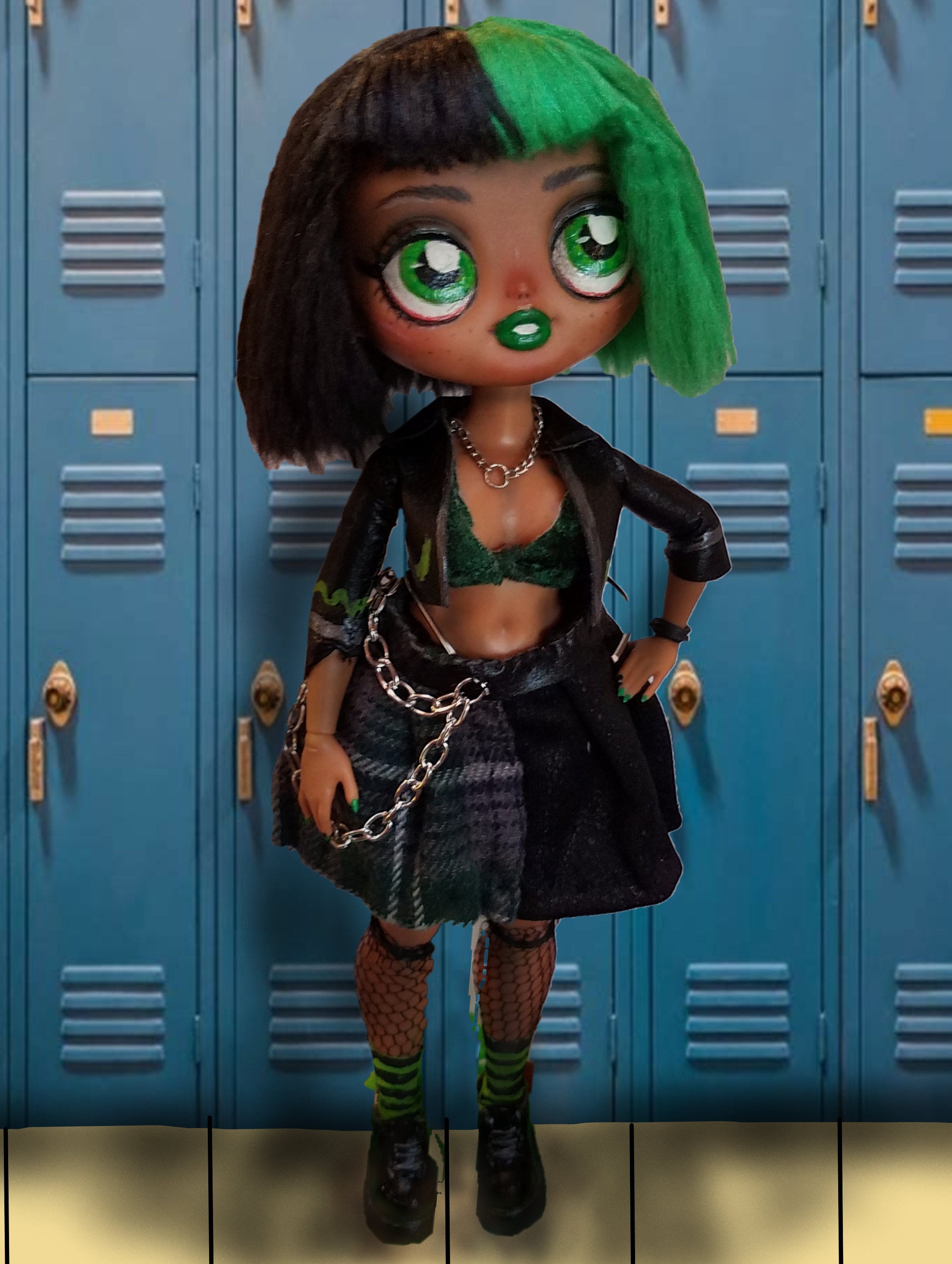 Jezebel; Custom Doll, Repaint, Grunge/goth, OOAK - Etsy