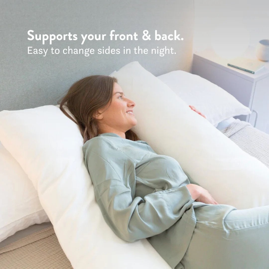Cuddle Pillow - Extra Large U Shape Cuddle Pillow - Pregnancy, Comfort ...