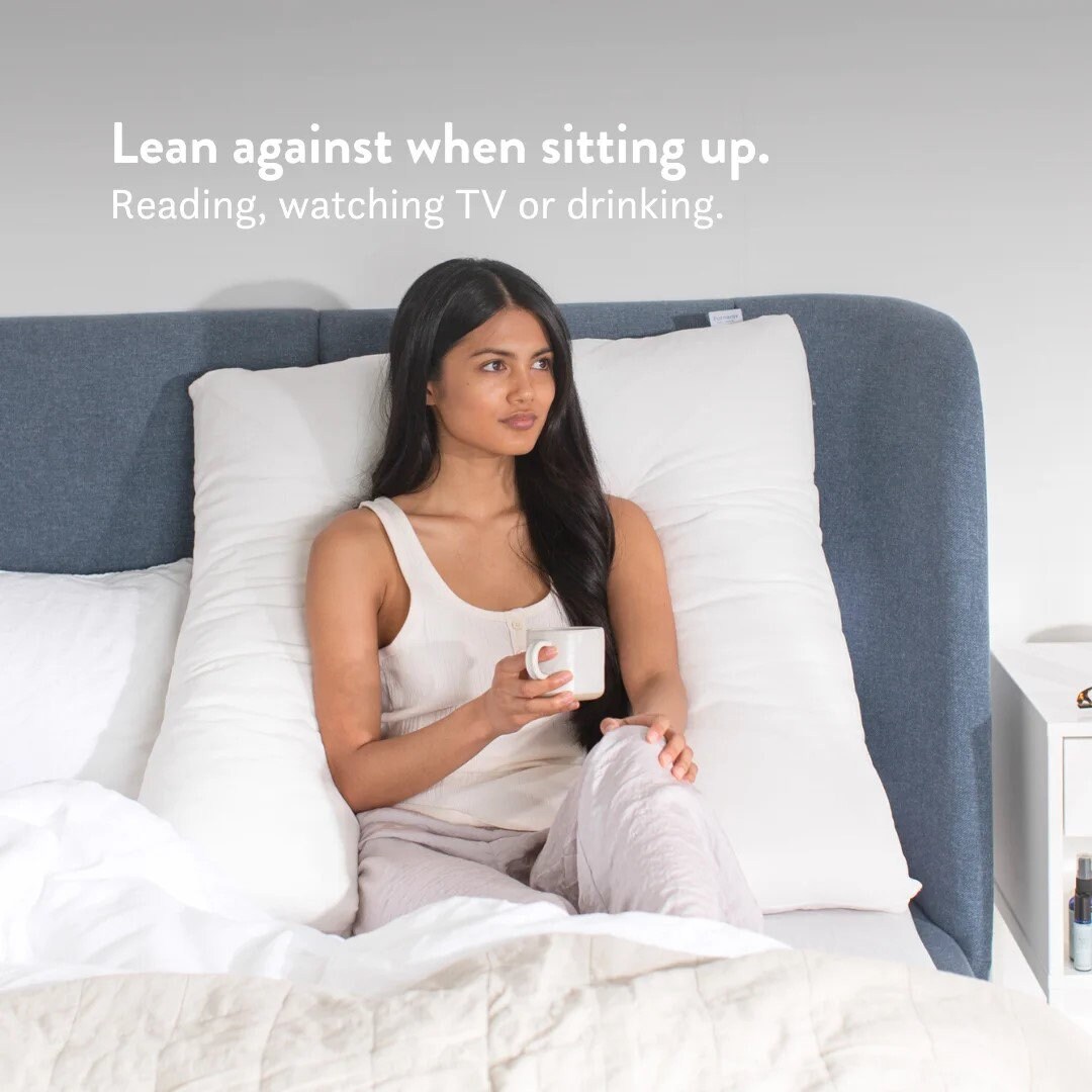 Cuddle Pillow - Extra Large U Shape Cuddle Pillow - Pregnancy, Comfort ...