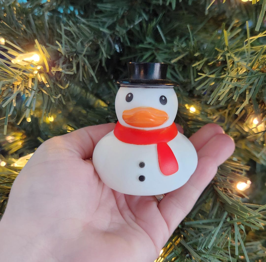 Snowman Rubber Duck/fun Gift/you've Been Ducked/party Favor/stocking ...