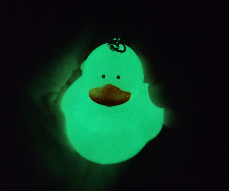 Glow in the Dark Rubber Duck Keychain is a Great Gift for Any Occasion ...