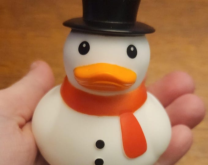 Snowman Rubber Duck/fun Gift/you've Been Ducked/party Favor/stocking ...