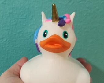Unicorn Rubber Duck - Etsy
