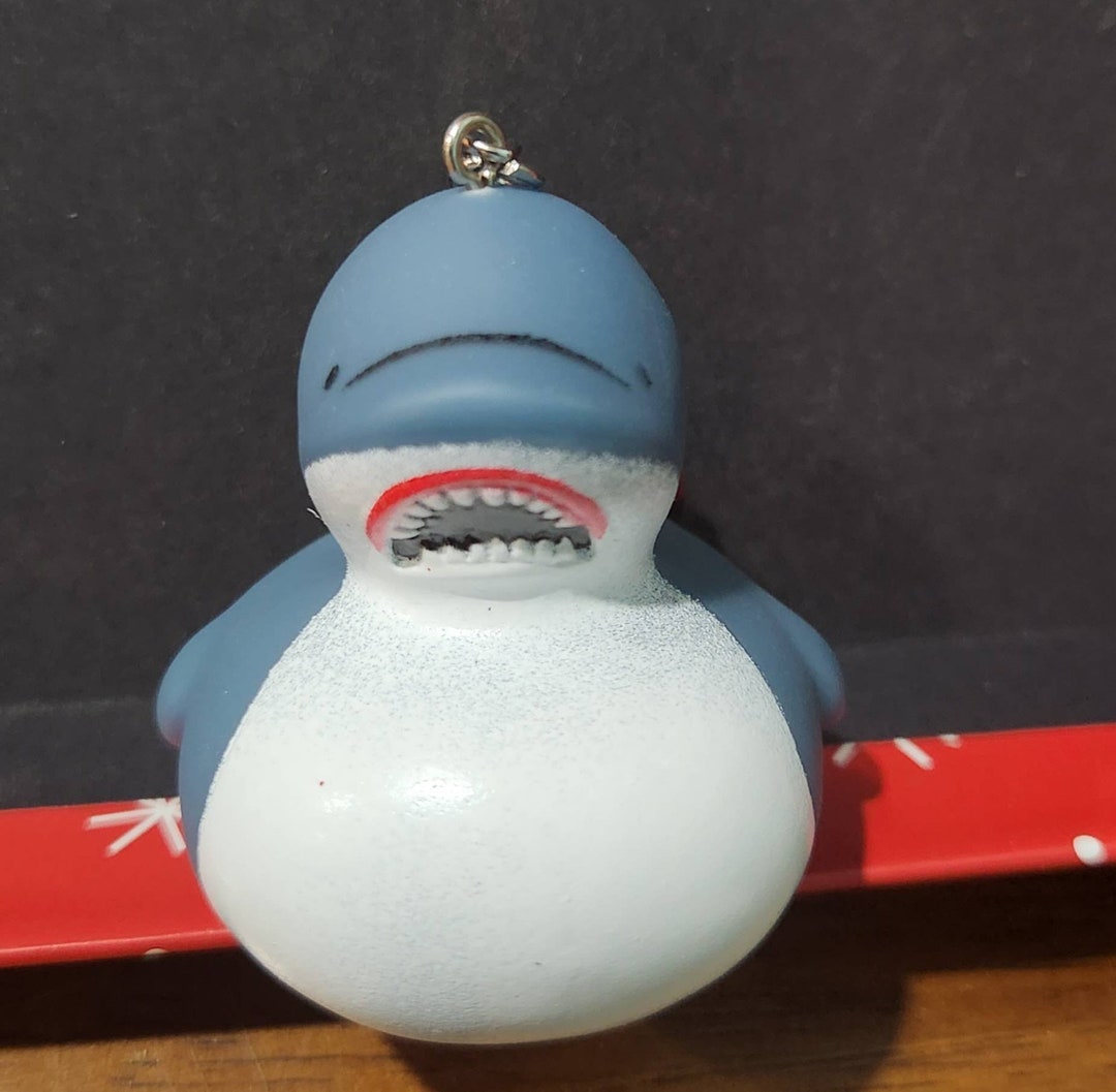 Shark Rubber Duck Keychain Great for Birthdays,holidays,fun Gift,shark ...