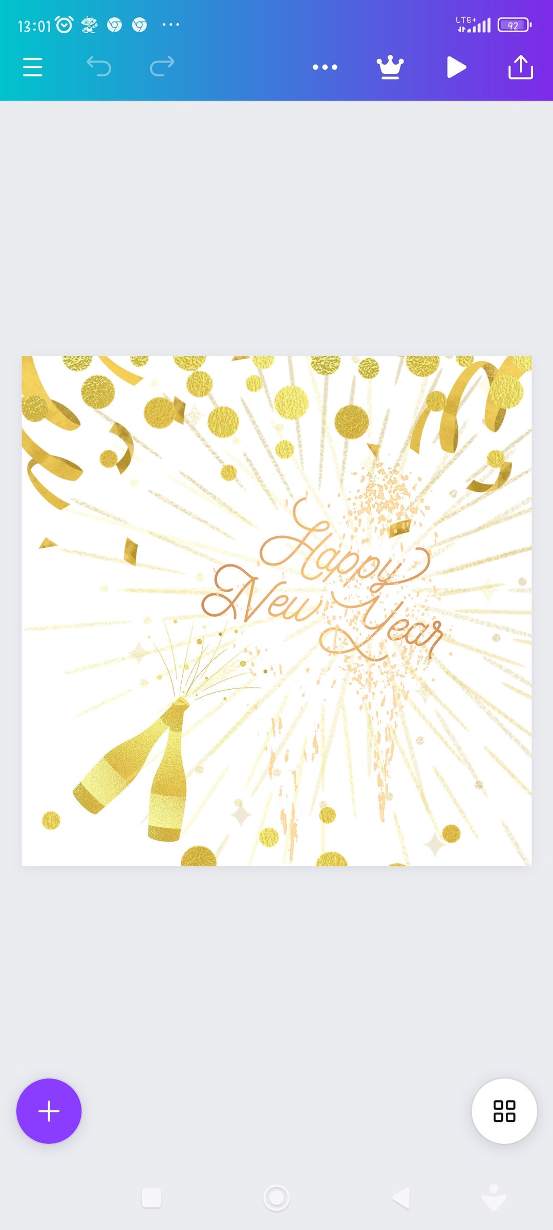 Digital New Year's Eve Card Ecard/ Personalization Possible New Year ...