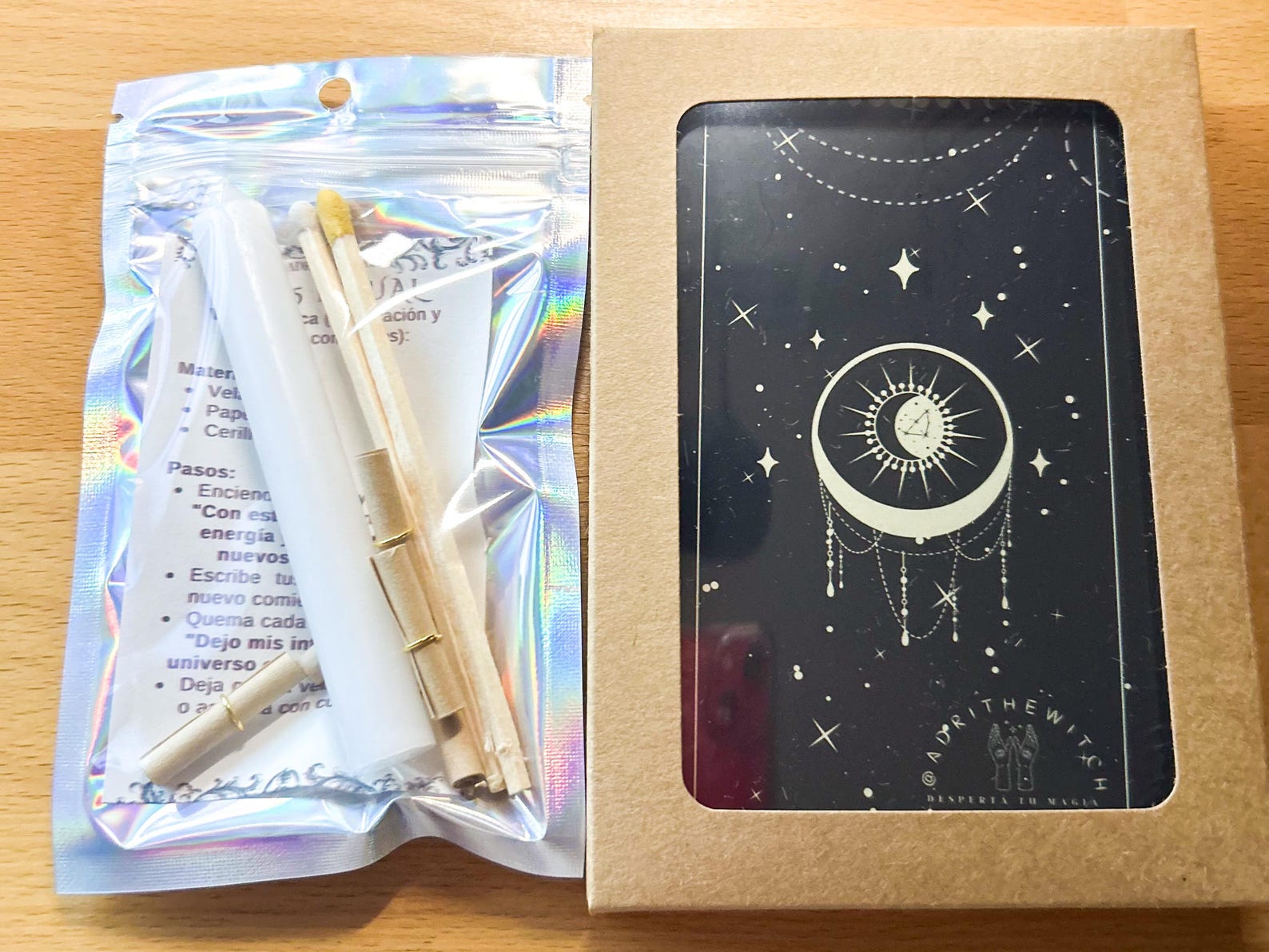 Spanish Oracle Cards: Magic & Manifestation Ritual Kit - Etsy
