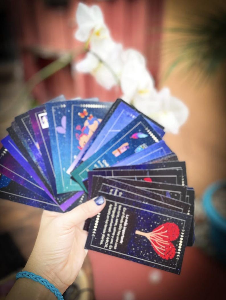 Spanish Oracle Cards: Magic & Manifestation Ritual Kit - Etsy