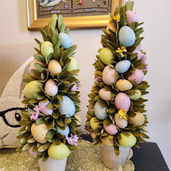 Easter Egg Topiary Tree - Etsy