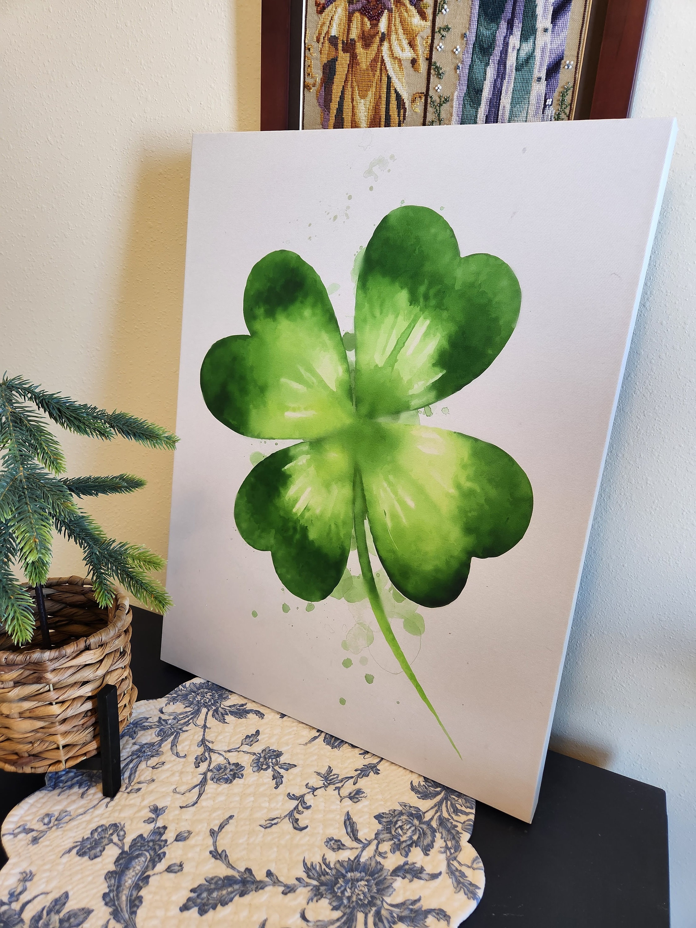 Four Leaf Clover Wall Art - Etsy