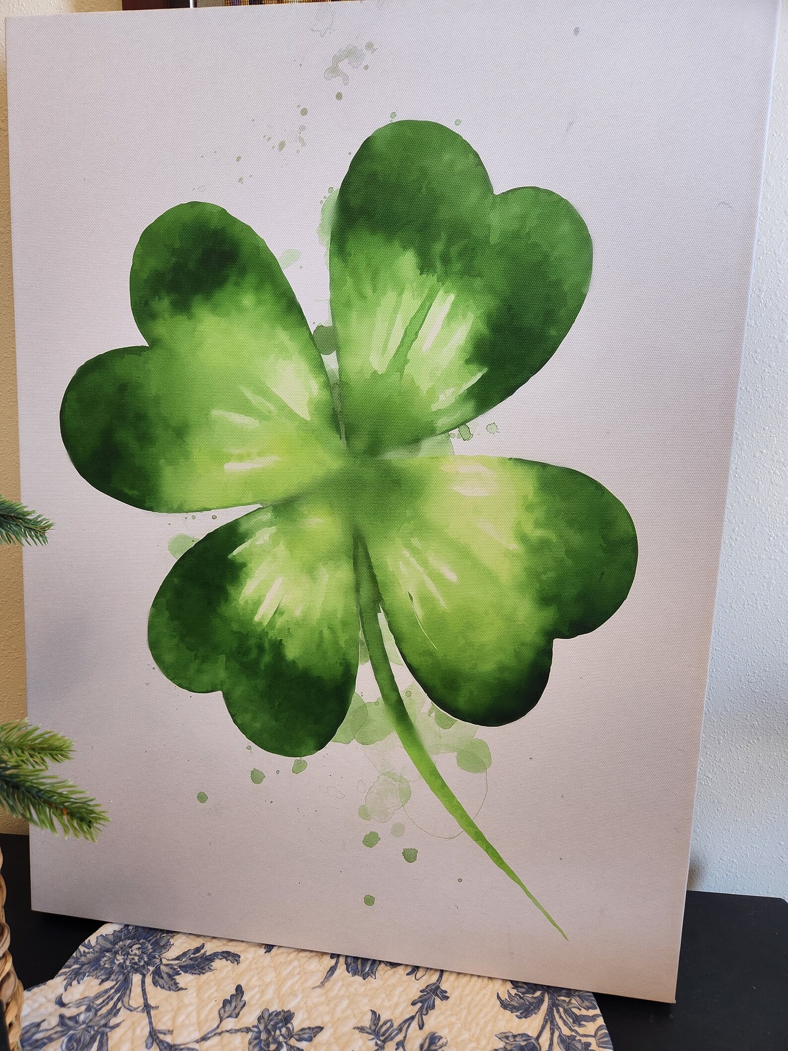 Four Leaf Clover Wall Art - Etsy