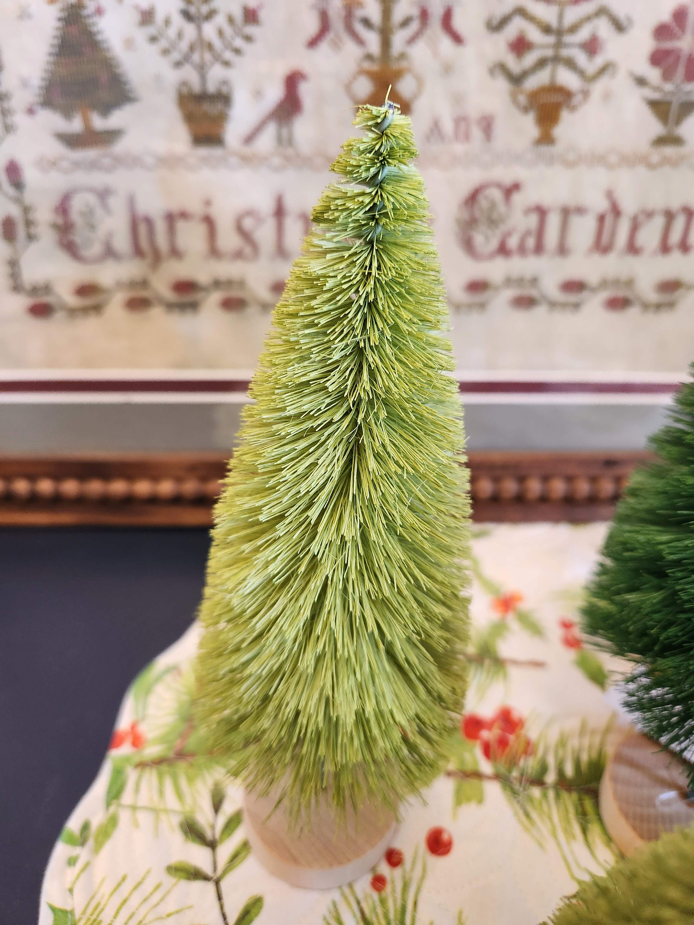 Hues of Green Bottle Brush Trees - Etsy